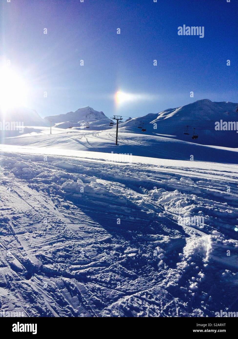Tignes france snowy mountains hi-res stock photography and images - Alamy