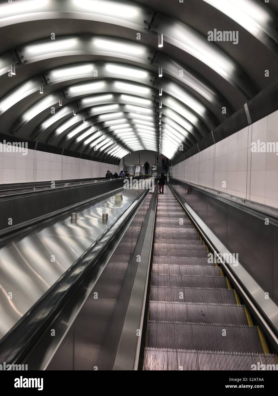 Subway staircase hi-res stock photography and images - Alamy