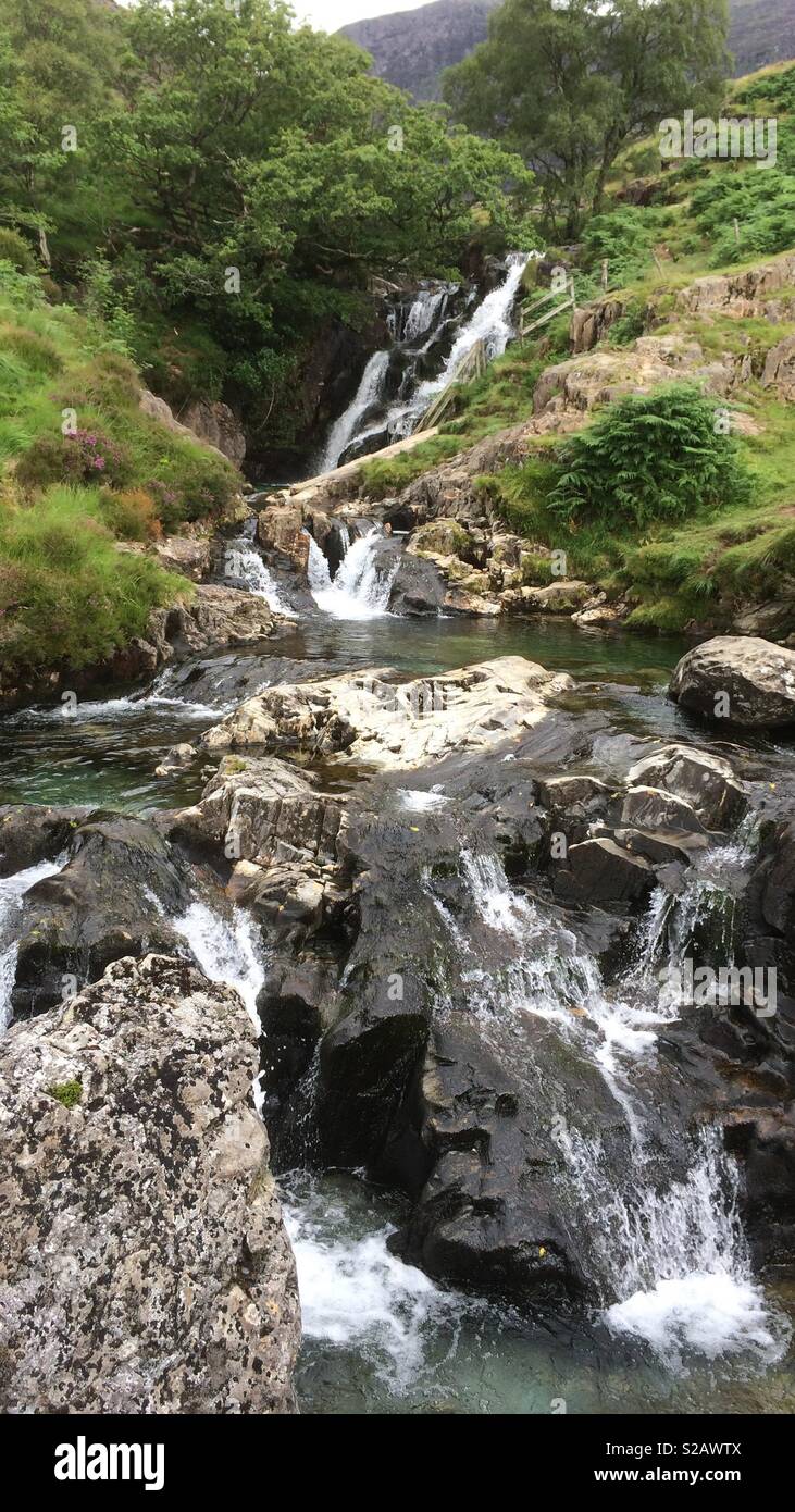 Snowdon waterfall hi-res stock photography and images - Alamy