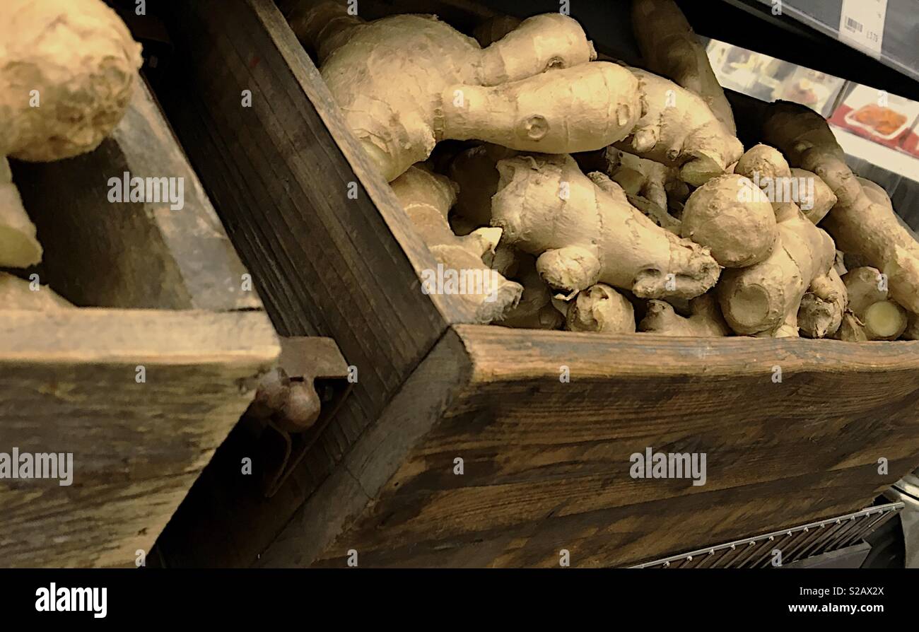 Ginger in fresh market hi-res stock photography and images - Alamy