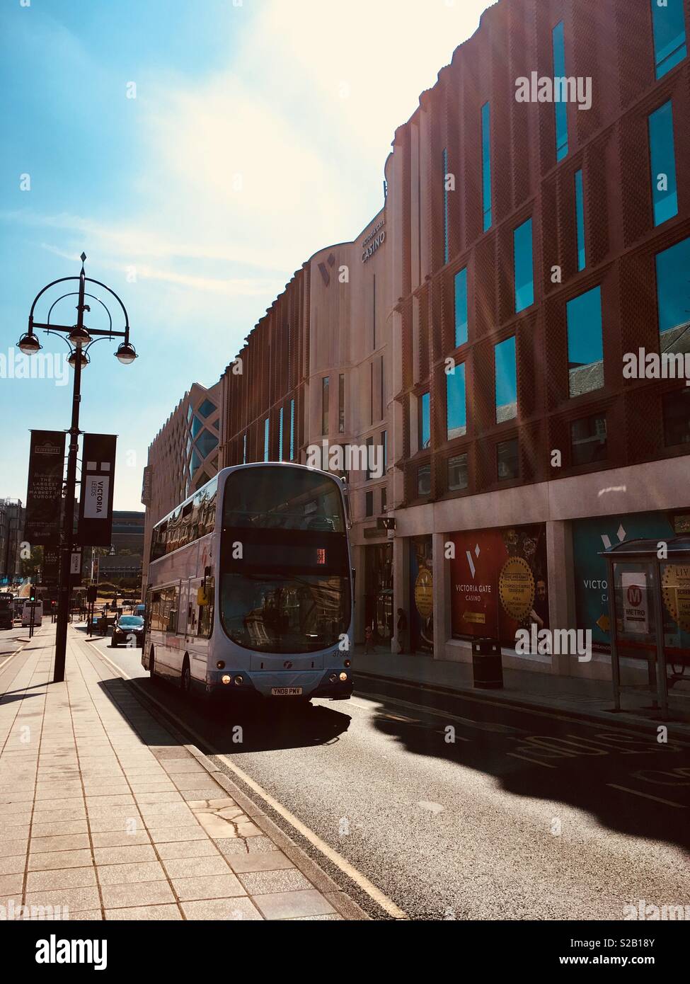 Bus in Leeds, United Kingdom Stock Photo - Alamy
