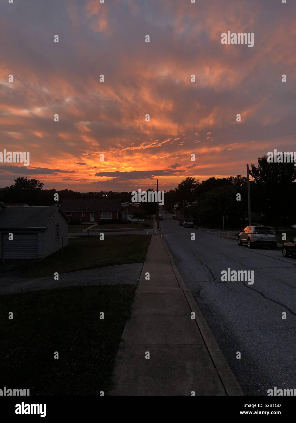 Pennsylvania summer sunset Stock Photo - Alamy