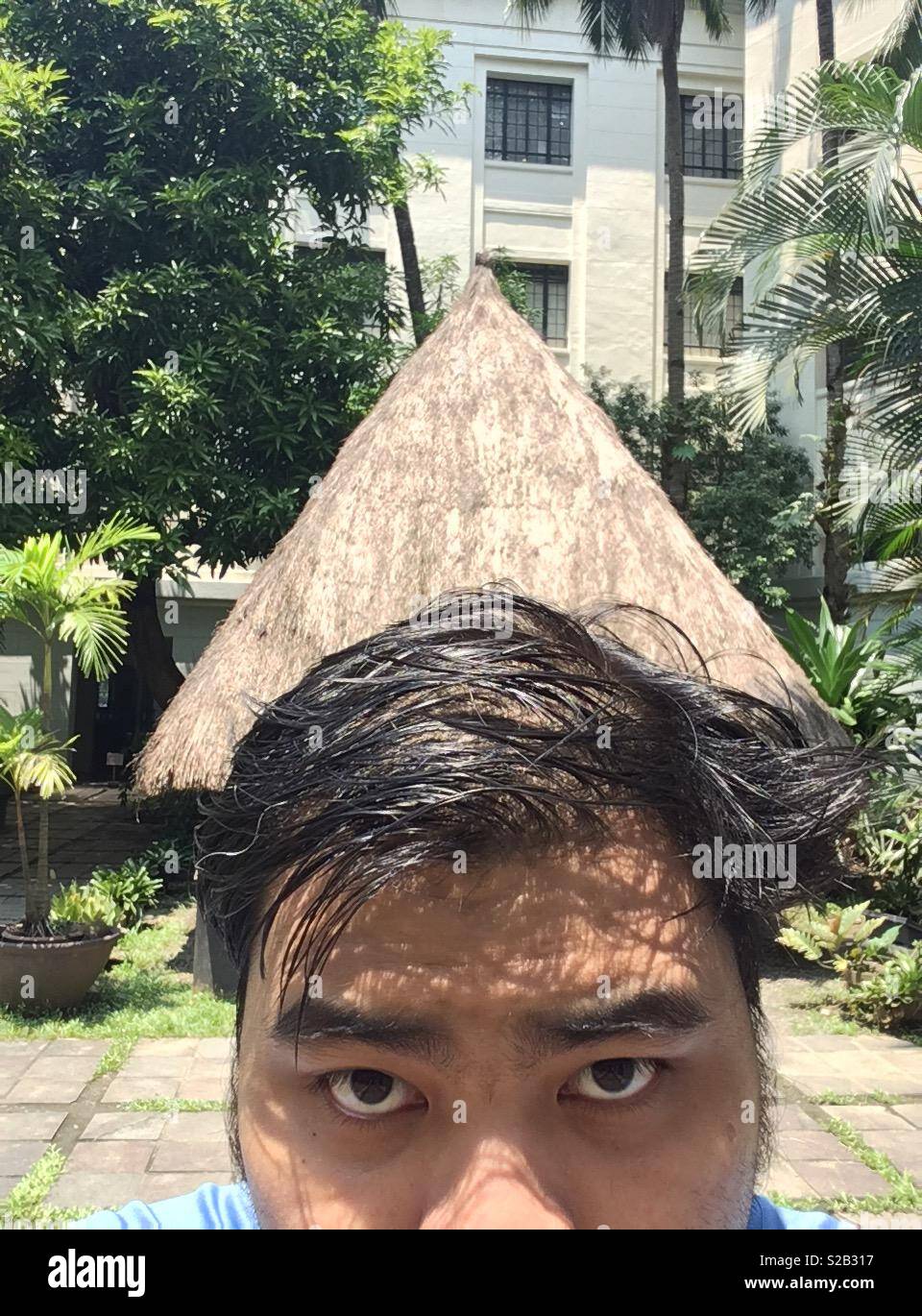 The hut is my hat Manila,Philippines 2018 Stock Photo - Alamy