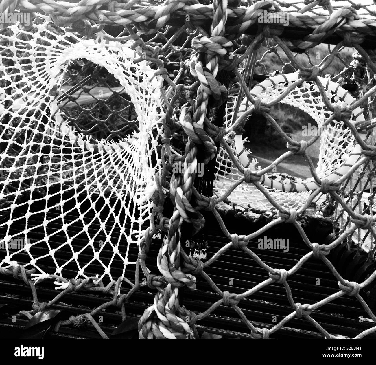 Lobster pot trap fishing Black and White Stock Photos & Images - Alamy