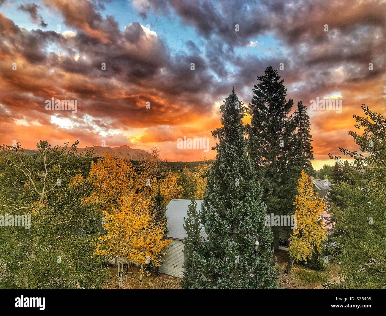 Autumn in Summit County, Colorado Stock Photo - Alamy