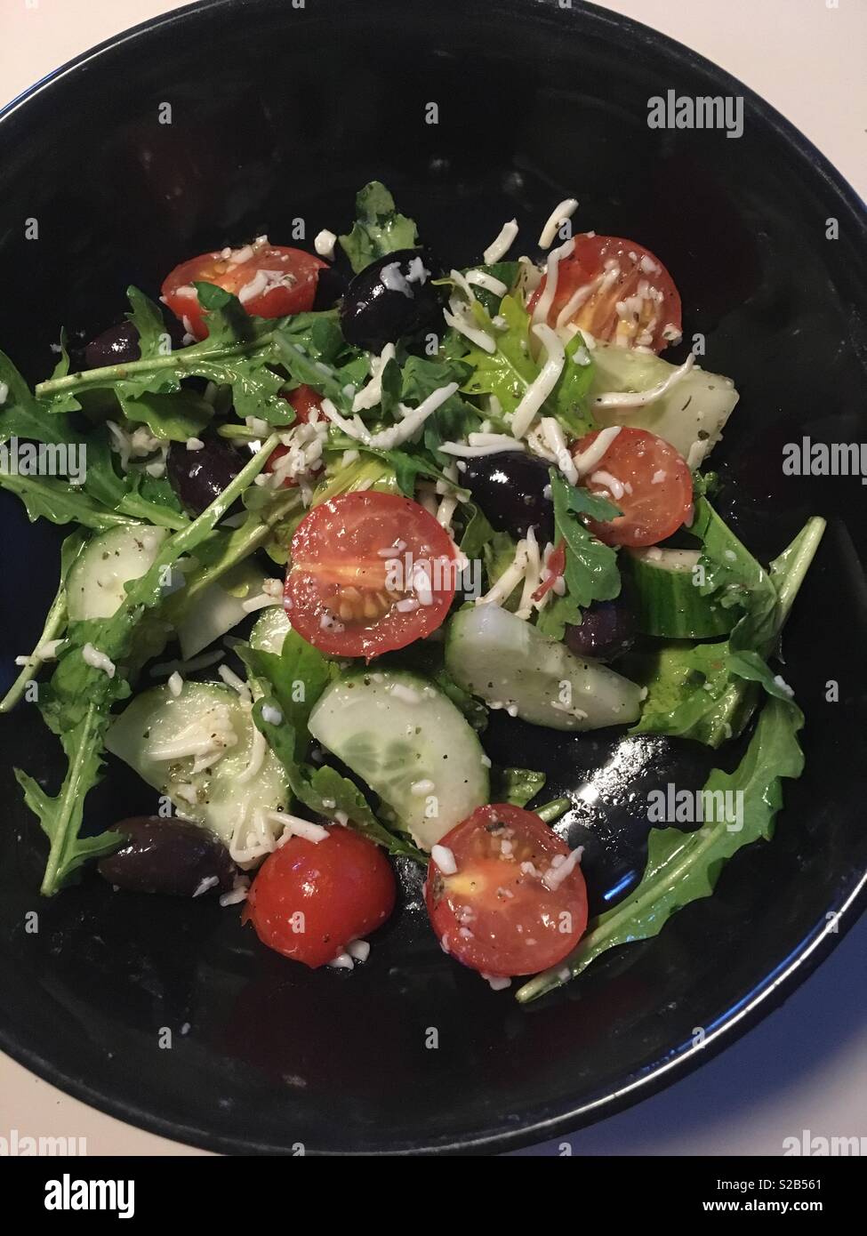 Salad is yummy Stock Photo - Alamy