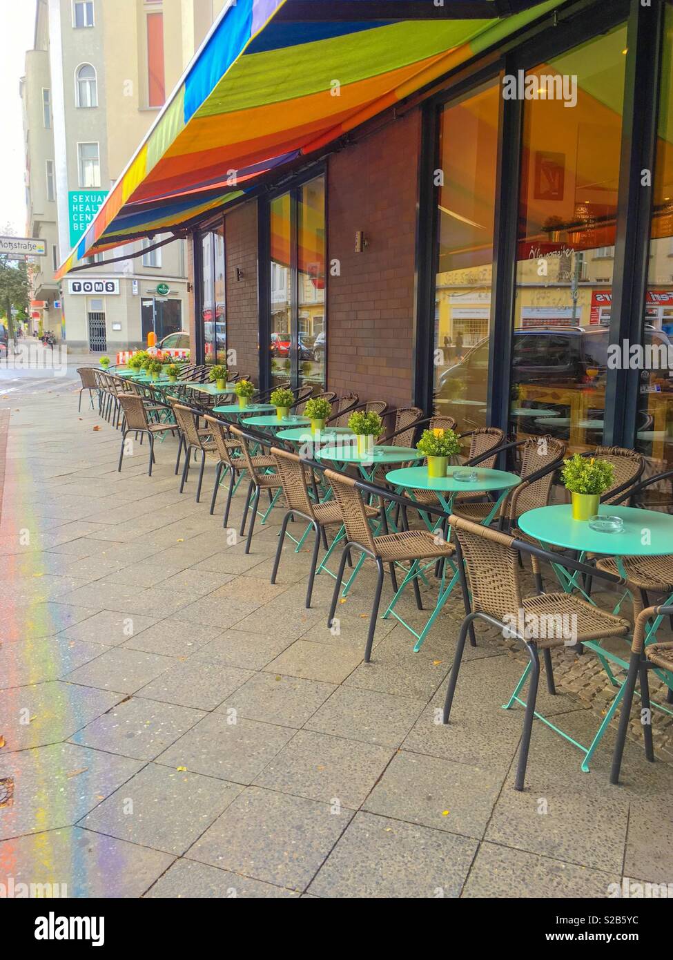 Rainbow cafe hi-res stock photography and images - Alamy