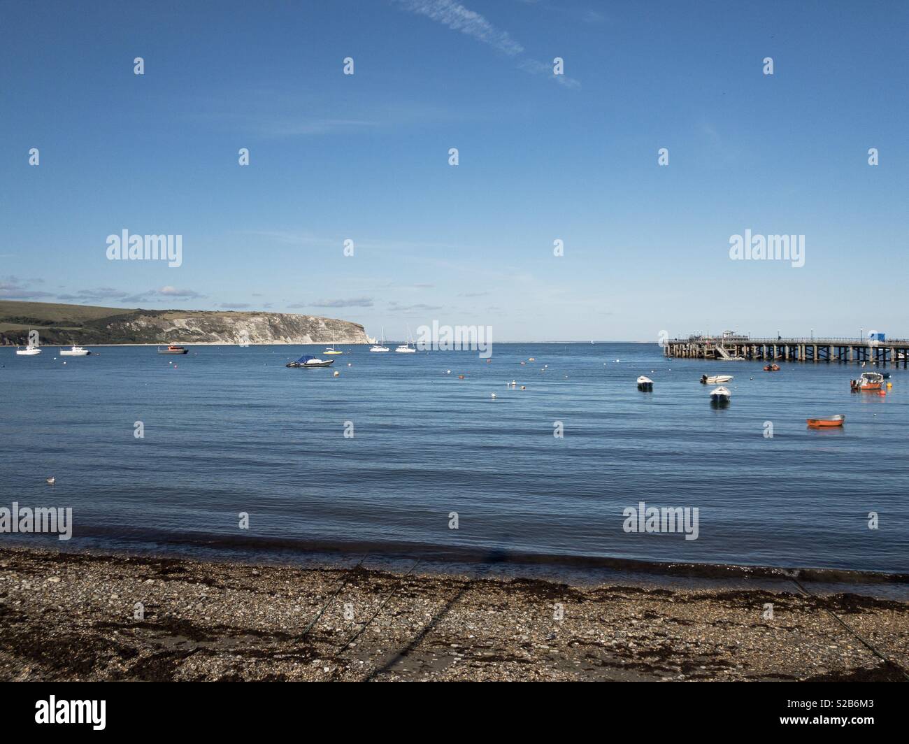 Jurassic Coast Swanage Boat High Resolution Stock Photography and ...