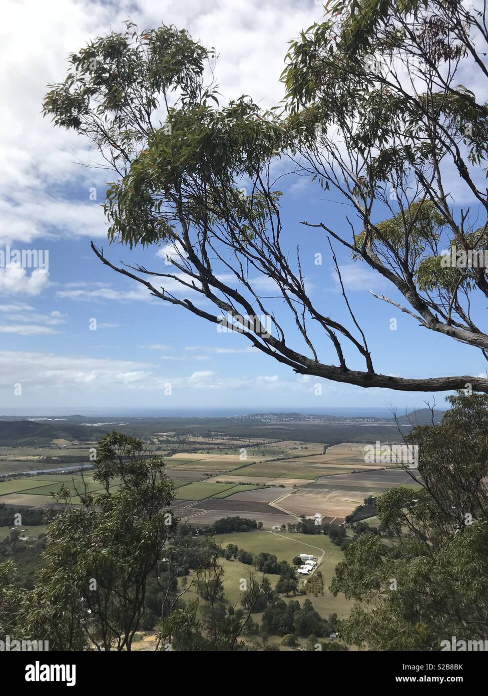 Hiking up Mount Ninderry Stock Photo - Alamy