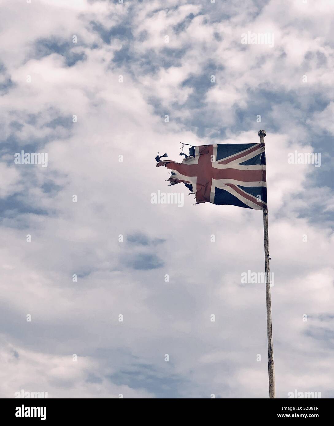 Torn union jack flag hi-res stock photography and images - Alamy