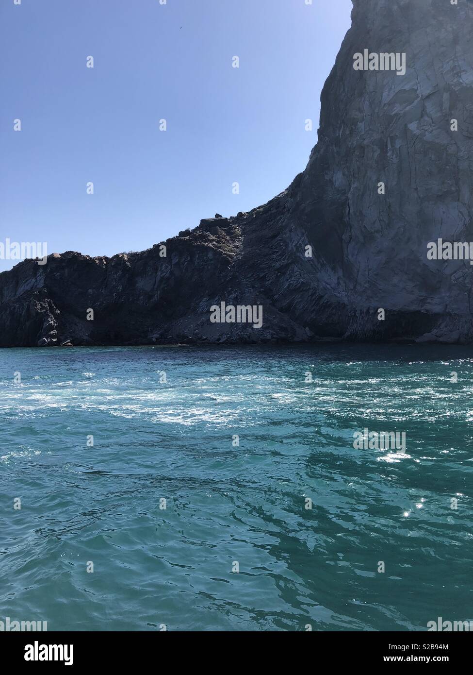 Little sea in greece Stock Photo - Alamy