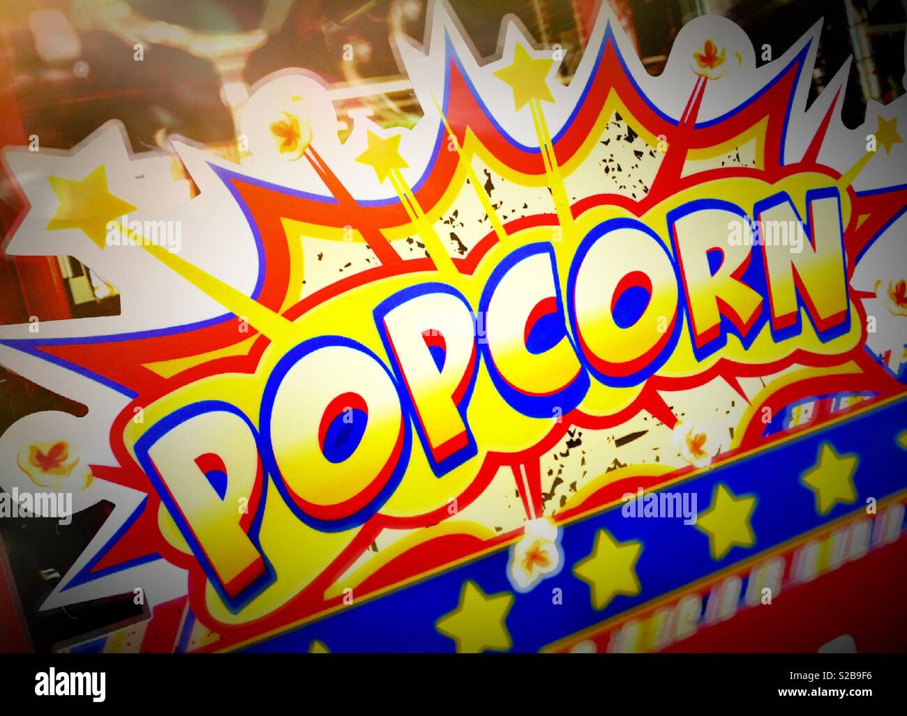 Popcorn sign hi-res stock photography and images - Alamy
