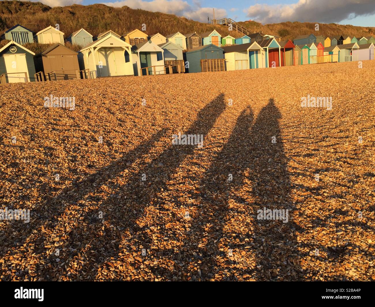 New Milton beach Stock Photo - Alamy