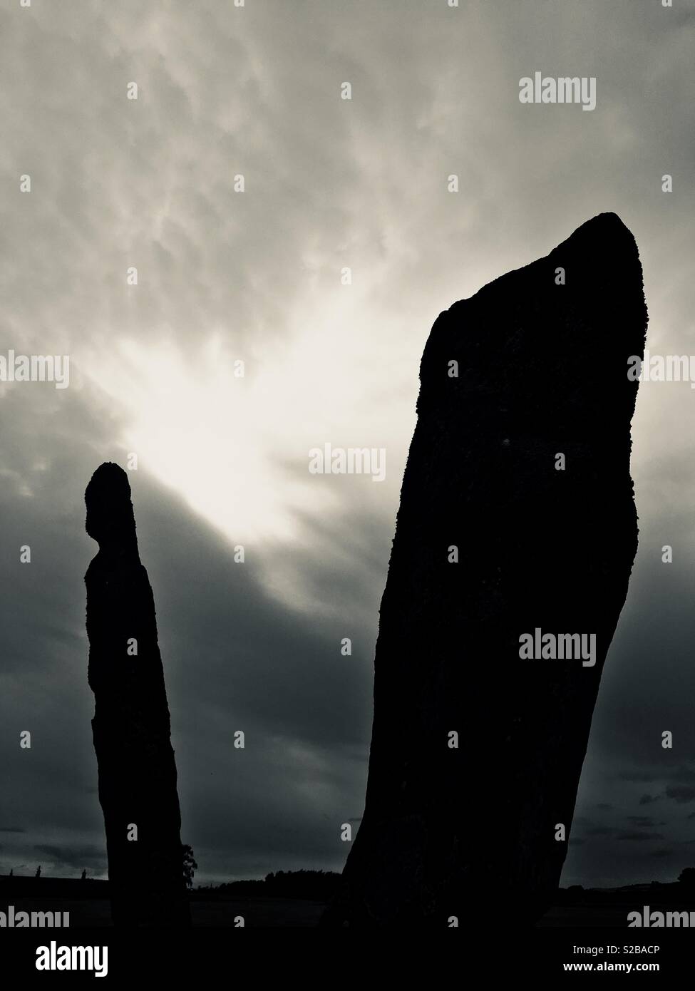 Stones and light Stock Photo - Alamy