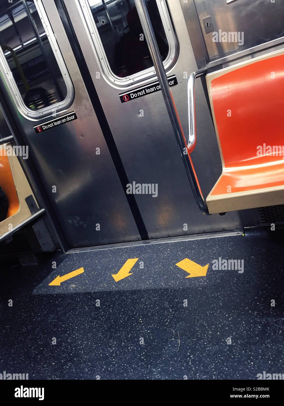 New york subway car interior hi-res stock photography and images - Alamy
