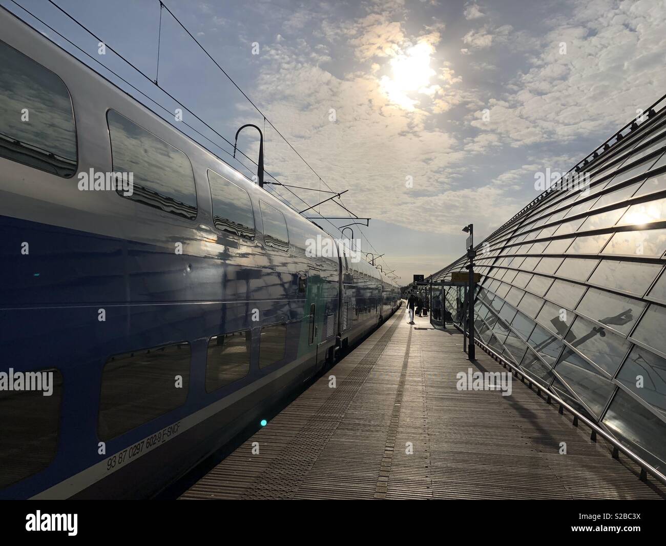 Tgv train in station hi-res stock photography and images - Alamy