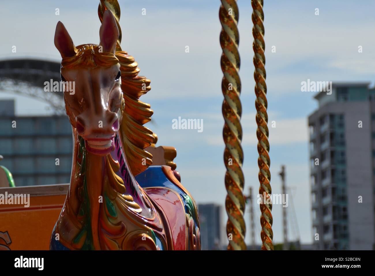 Funfair carousel hi-res stock photography and images - Alamy