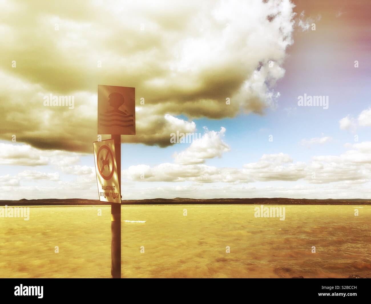 Swimming only sign hi-res stock photography and images - Alamy