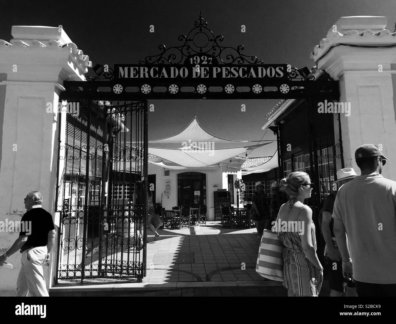 Fish market - Menorca Stock Photo - Alamy