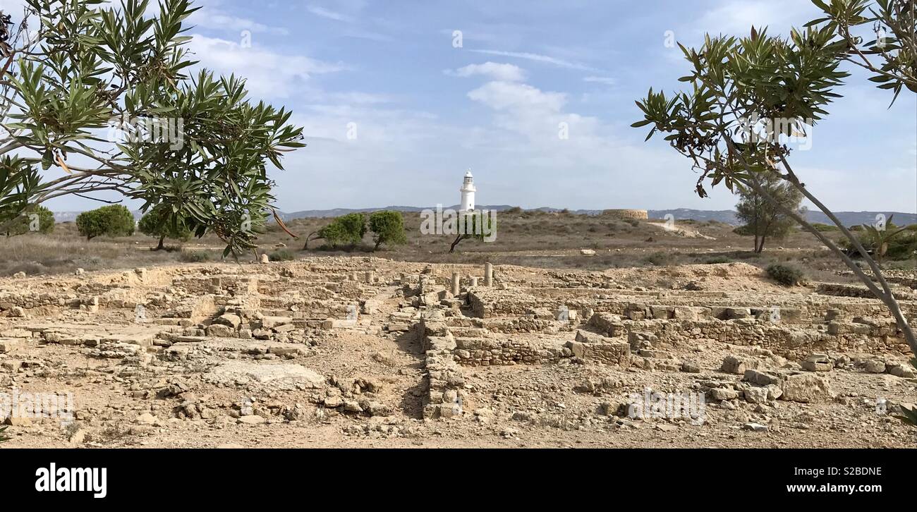 Paphos archaeological park ruins hi-res stock photography and images ...