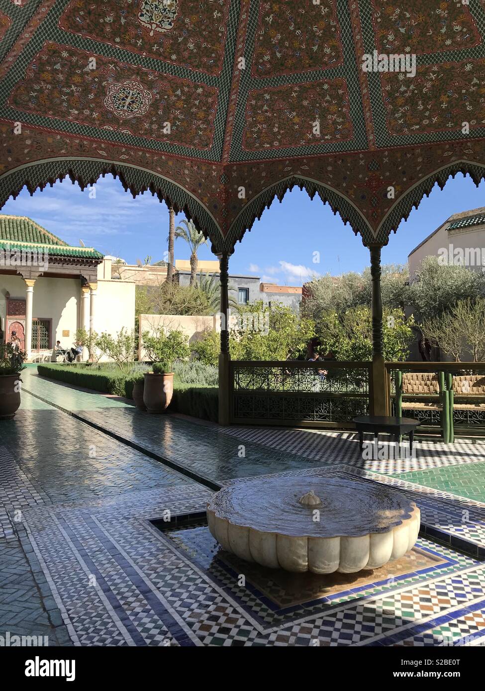 Inside the Secret Garden Stock Photo - Alamy