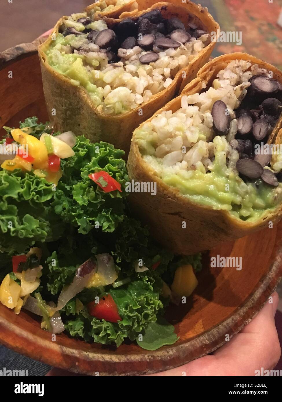 A delicious plant-based meal Stock Photo - Alamy