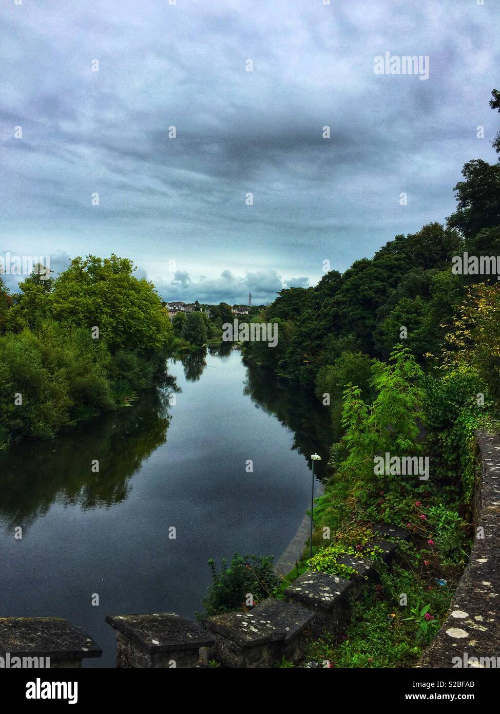 Walk by the river Stock Photo - Alamy
