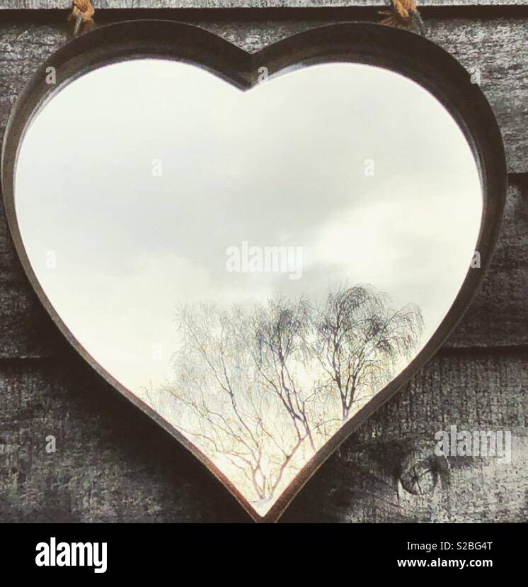 Reflections of the heart Stock Photo - Alamy
