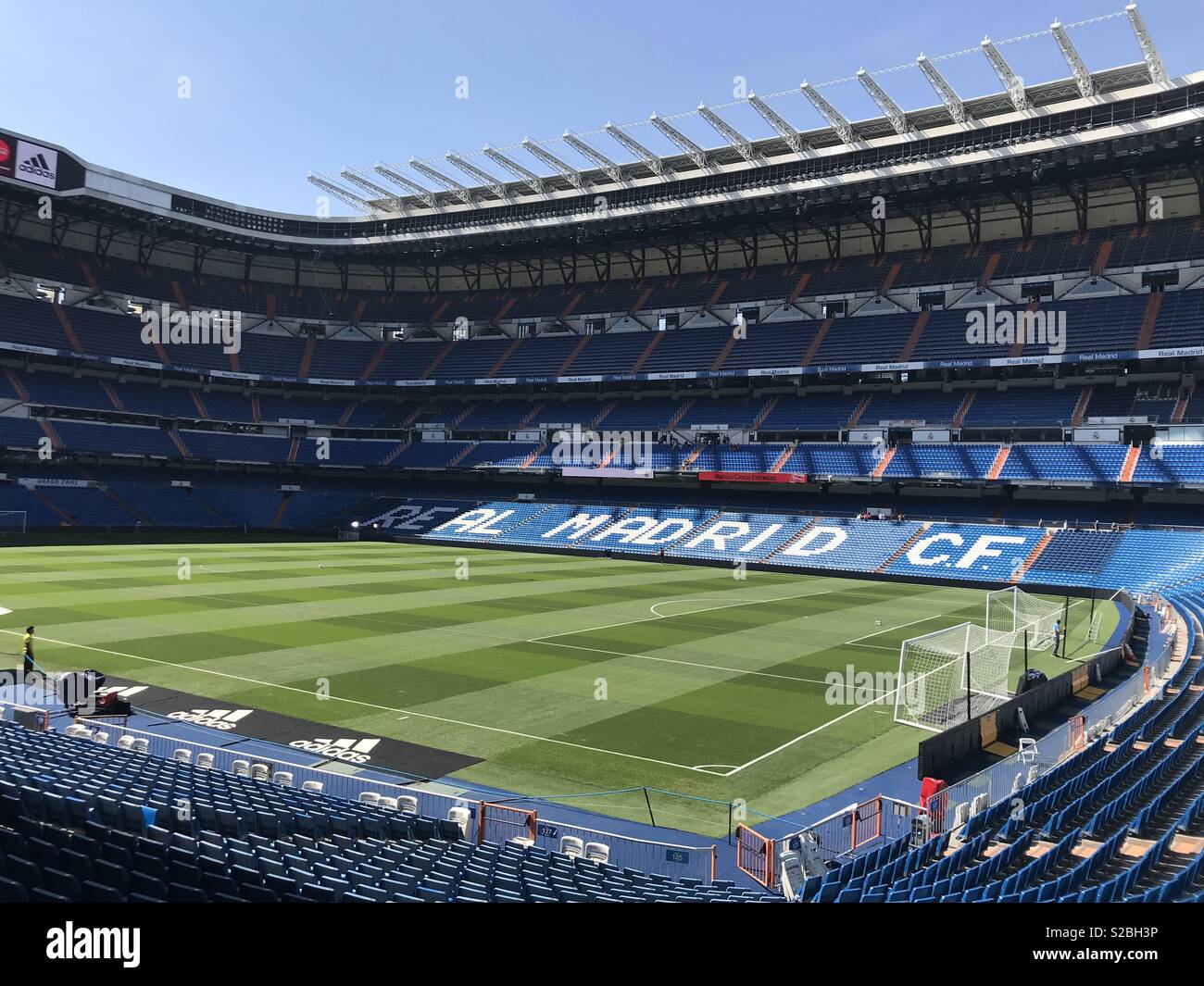 Real Madrid Football Stadium Stock Photo - Alamy