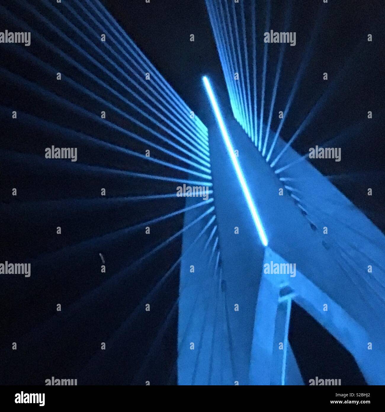 Alien bridge (Mohammed VI) Morocco Stock Photo - Alamy