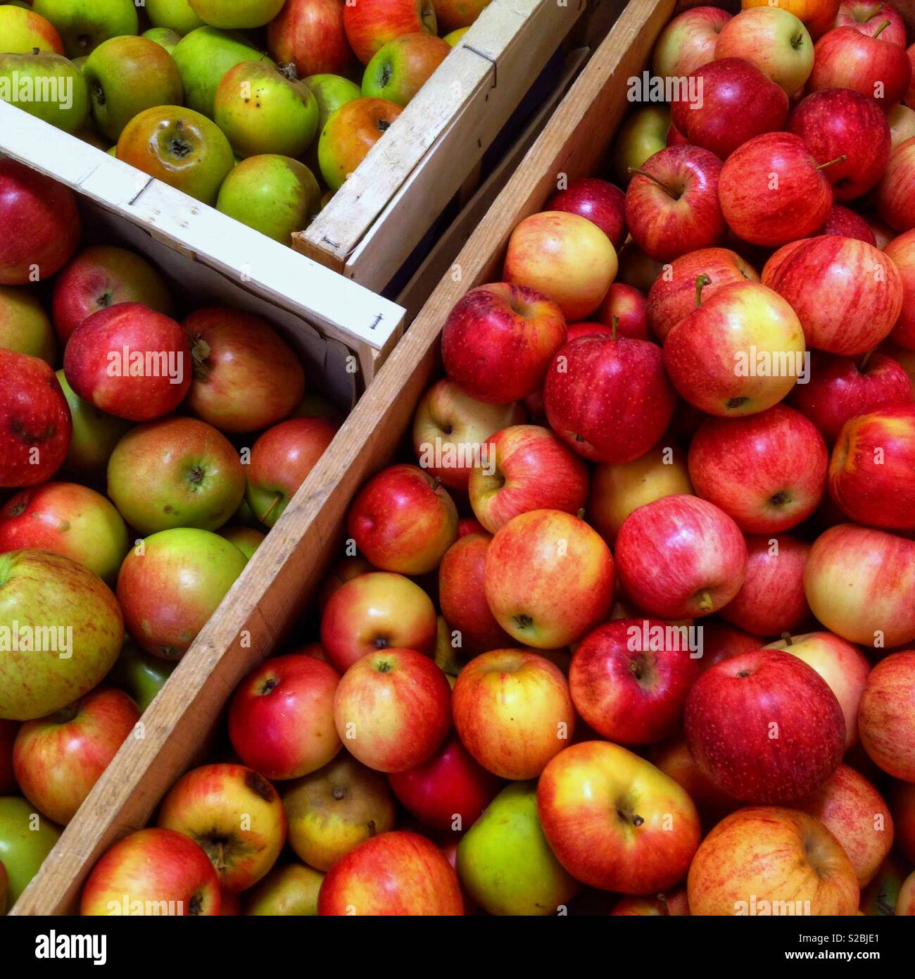 Organic Apples in a shop Stock Photo - Alamy