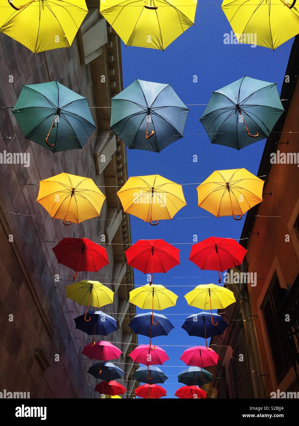 Umbrellas sky hi-res stock photography and images - Alamy