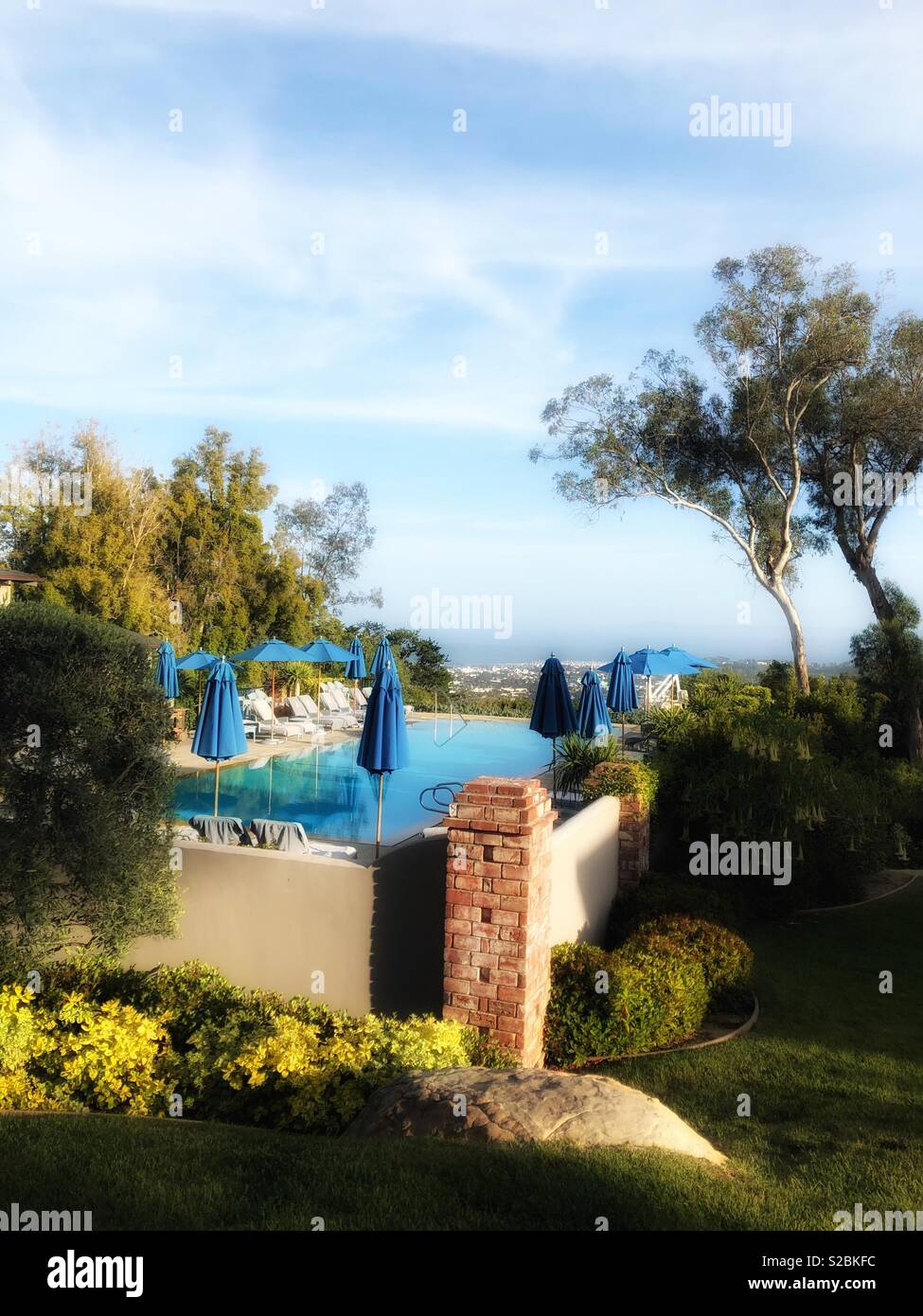 Belmond el Encanto swimming pool Stock Photo - Alamy