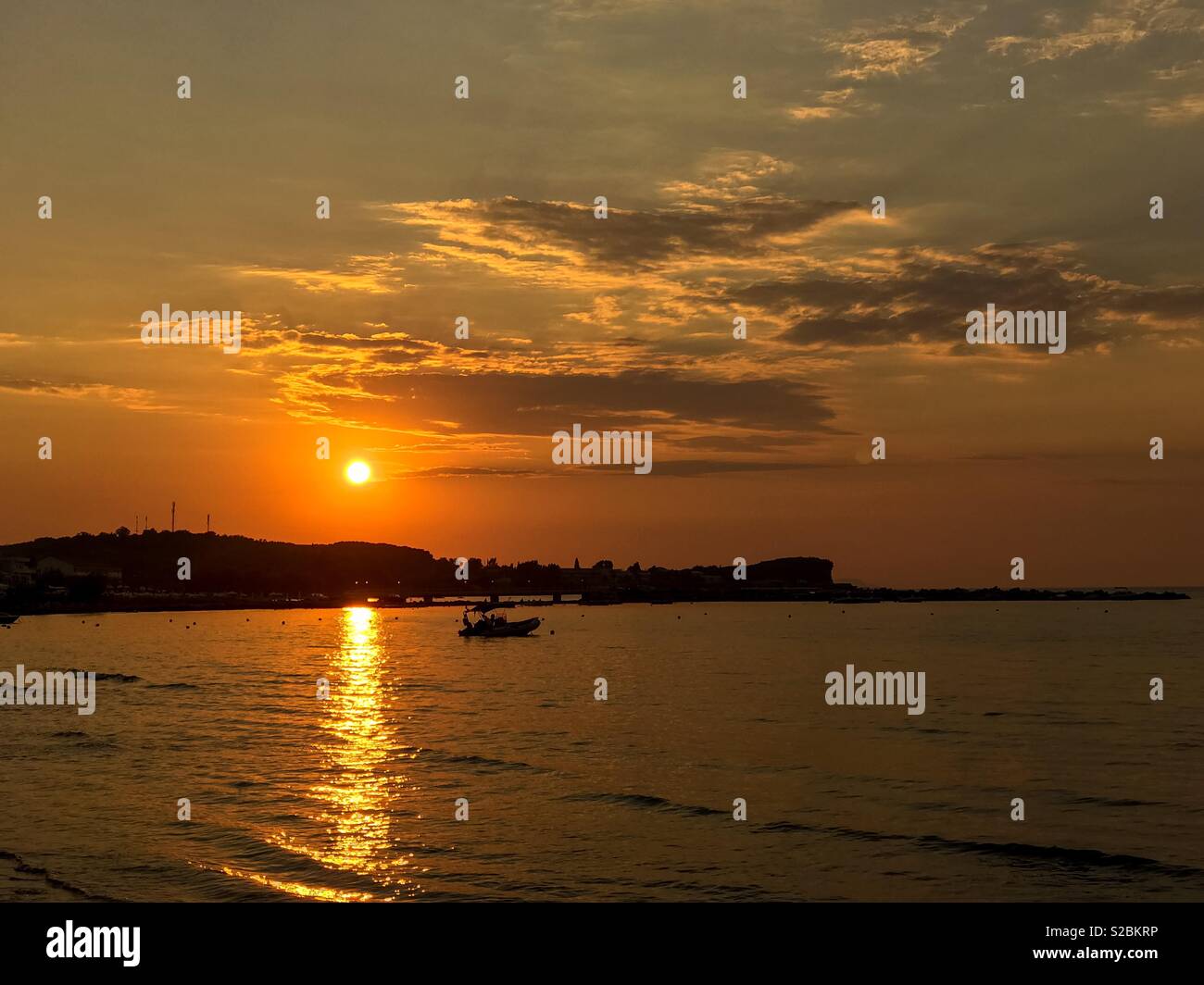 Corfu greece sunset hi-res stock photography and images - Alamy