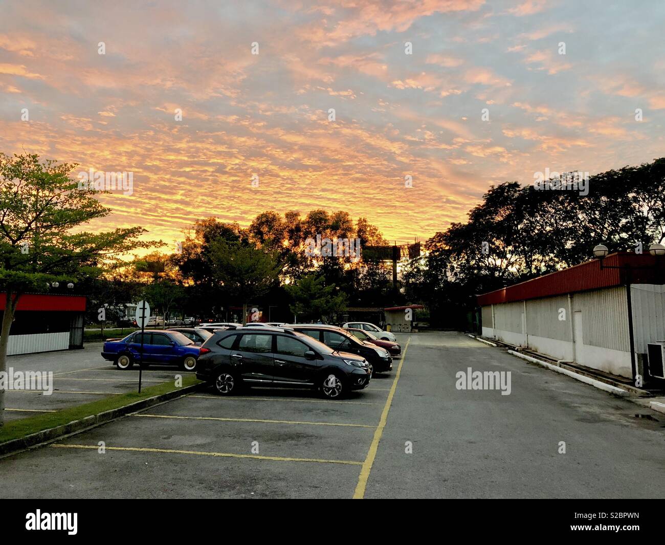 Sunset at penang Stock Photo - Alamy