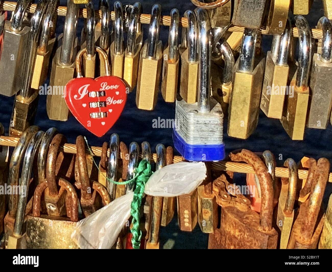 Engagement locks hi-res stock photography and images - Alamy