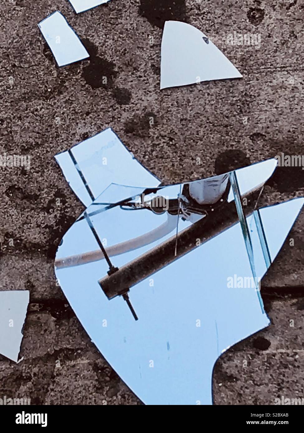 Broken glass on sidewalk hi-res stock photography and images - Alamy