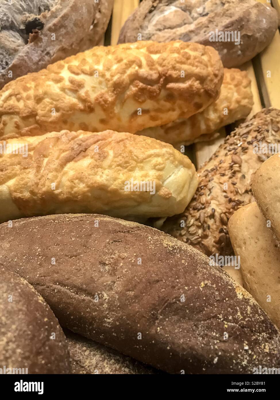 Different types of breads Stock Photo - Alamy