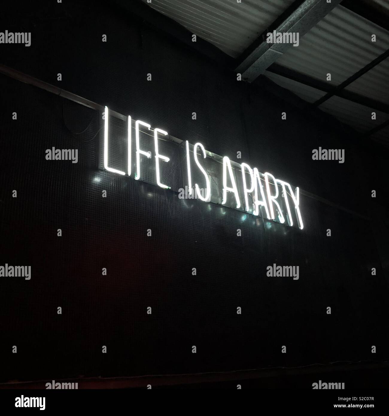 Life is a party Stock Photo - Alamy