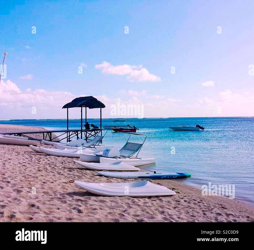 Boats on beach Stock Photo - Alamy