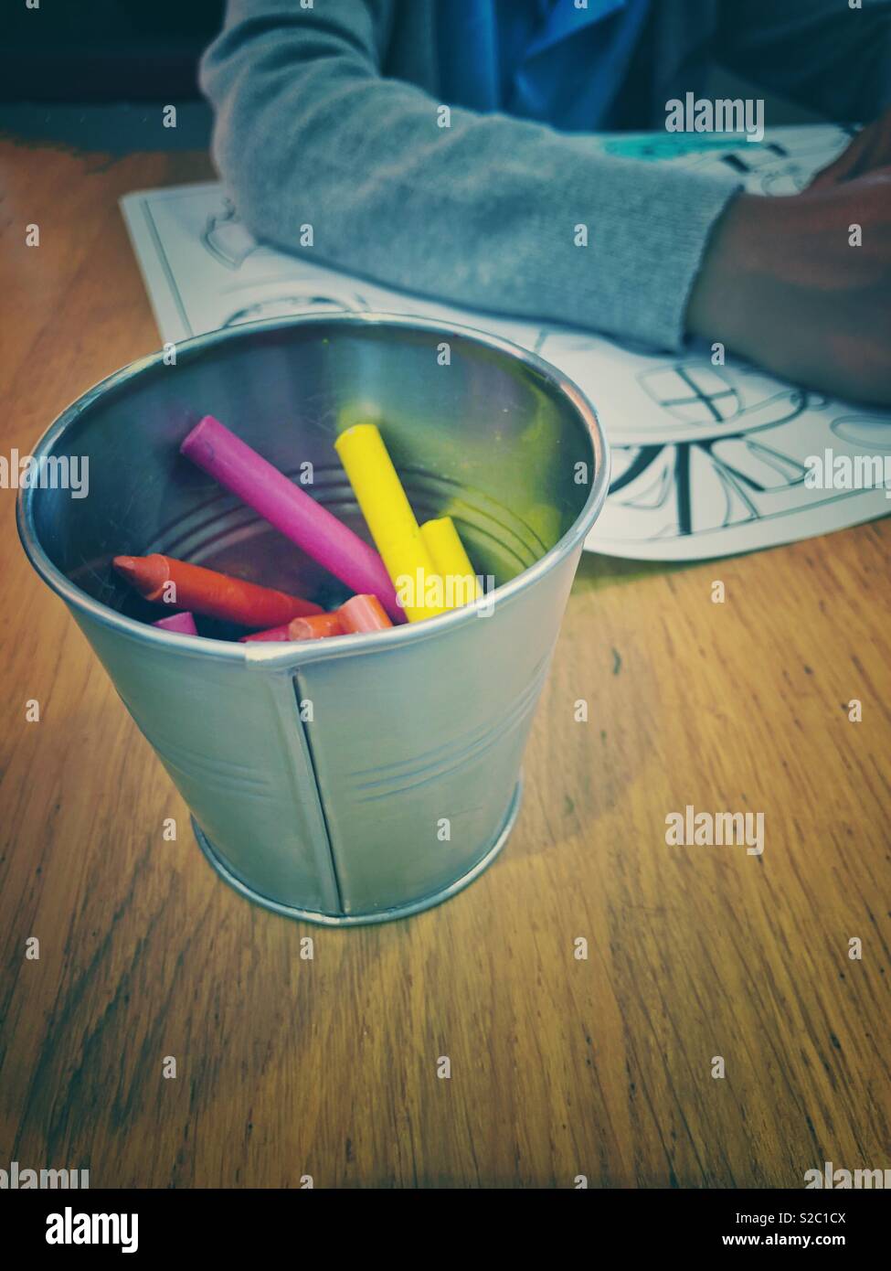 Crayons box hi-res stock photography and images - Alamy