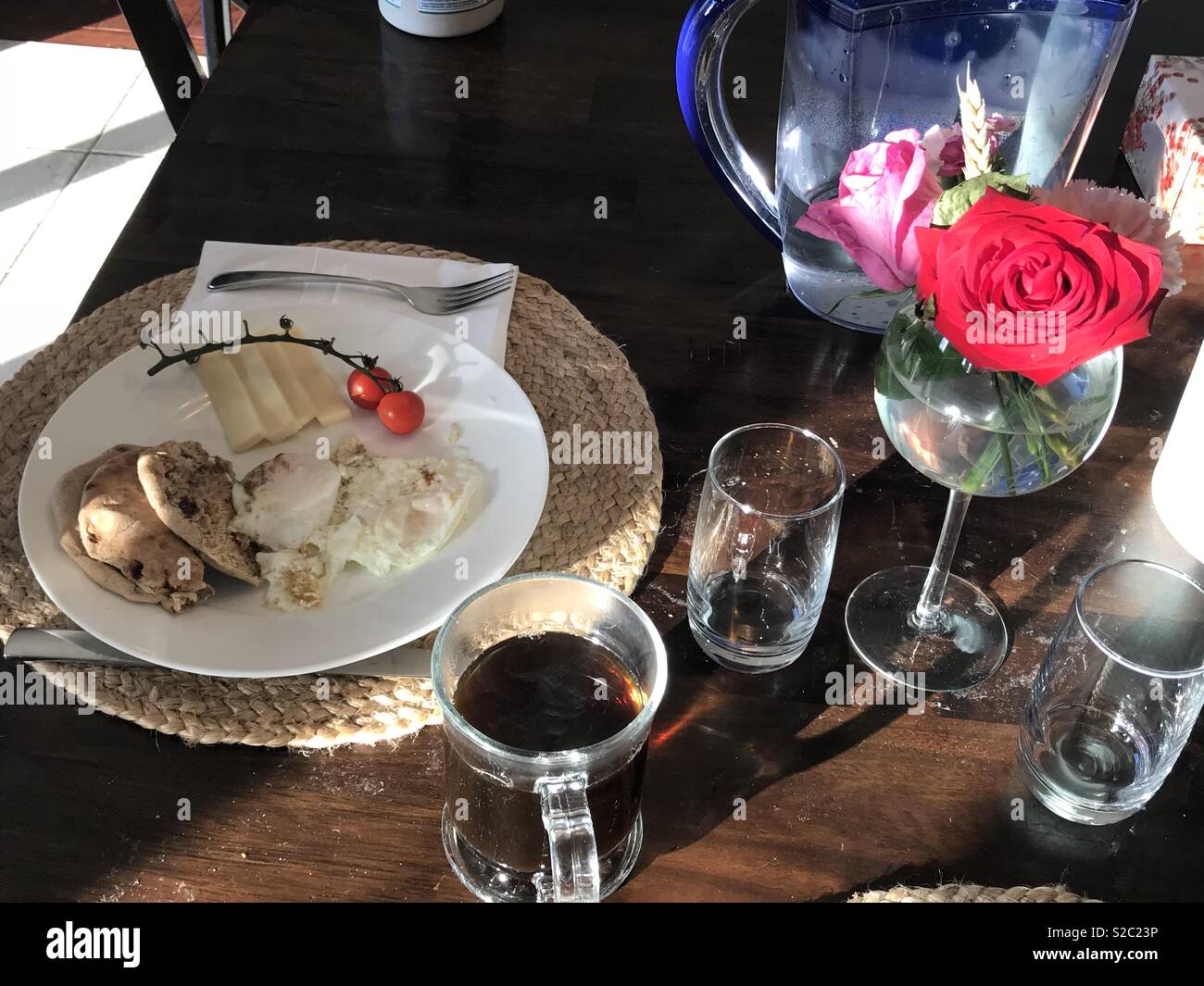 Breakfast is served Stock Photo - Alamy