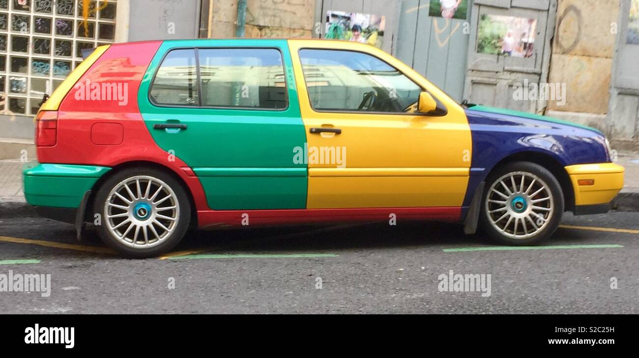 Multi coloured car hi-res stock photography and images - Alamy