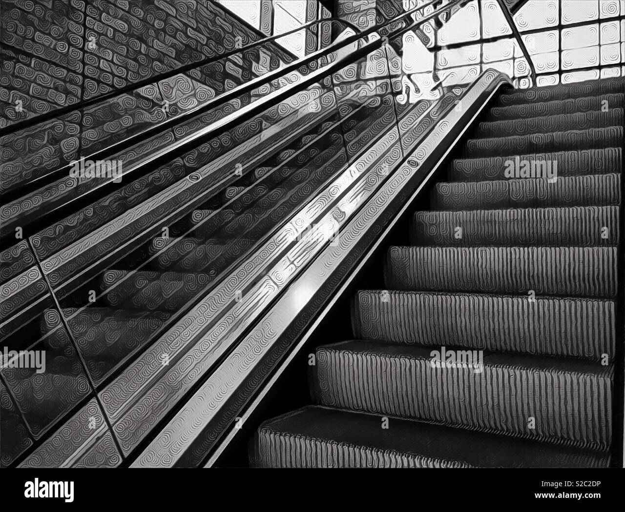 Escalating escalators hi-res stock photography and images - Alamy