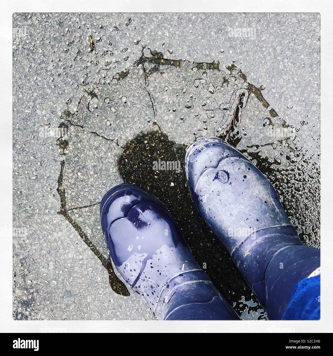 Wet wellies hi-res stock photography and images - Alamy