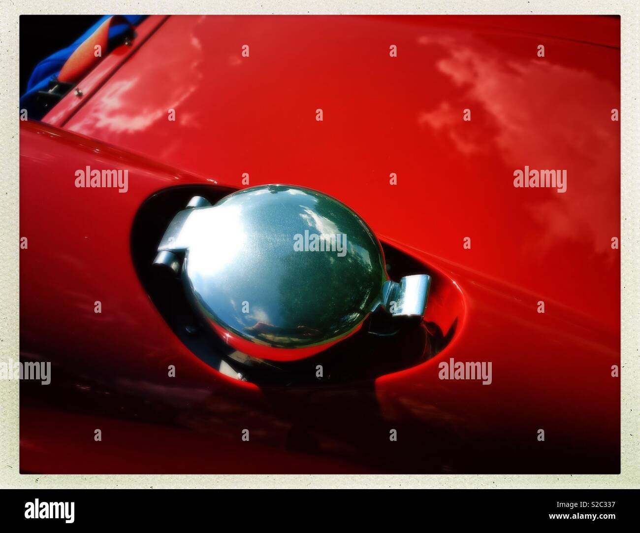 Classic Ferrari Gas Cap Stock Photo - Alamy