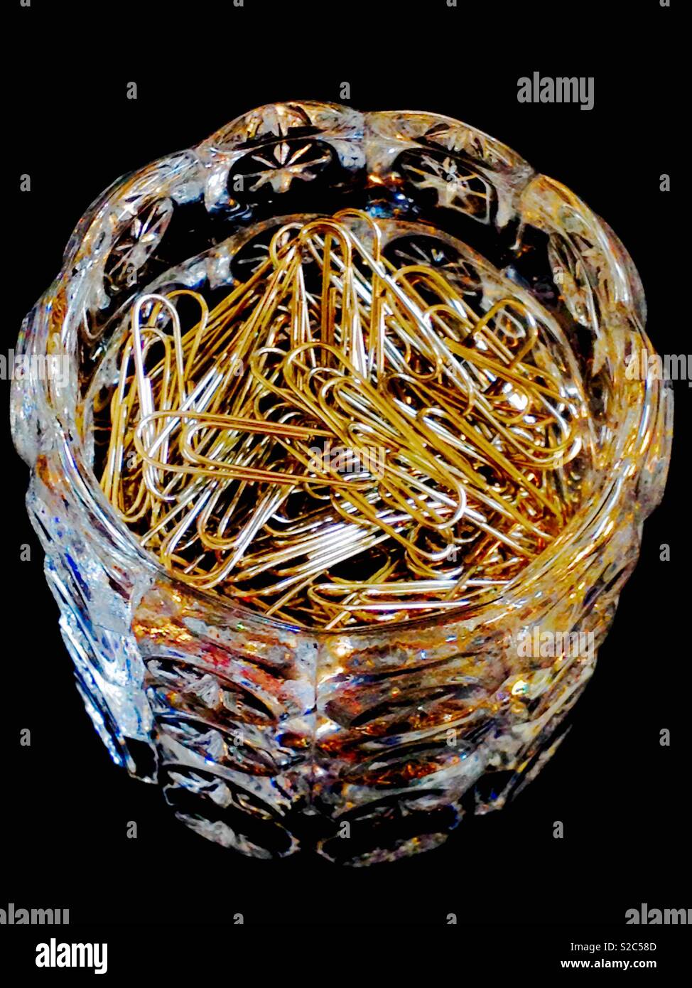 Paper clips glass hi-res stock photography and images - Alamy