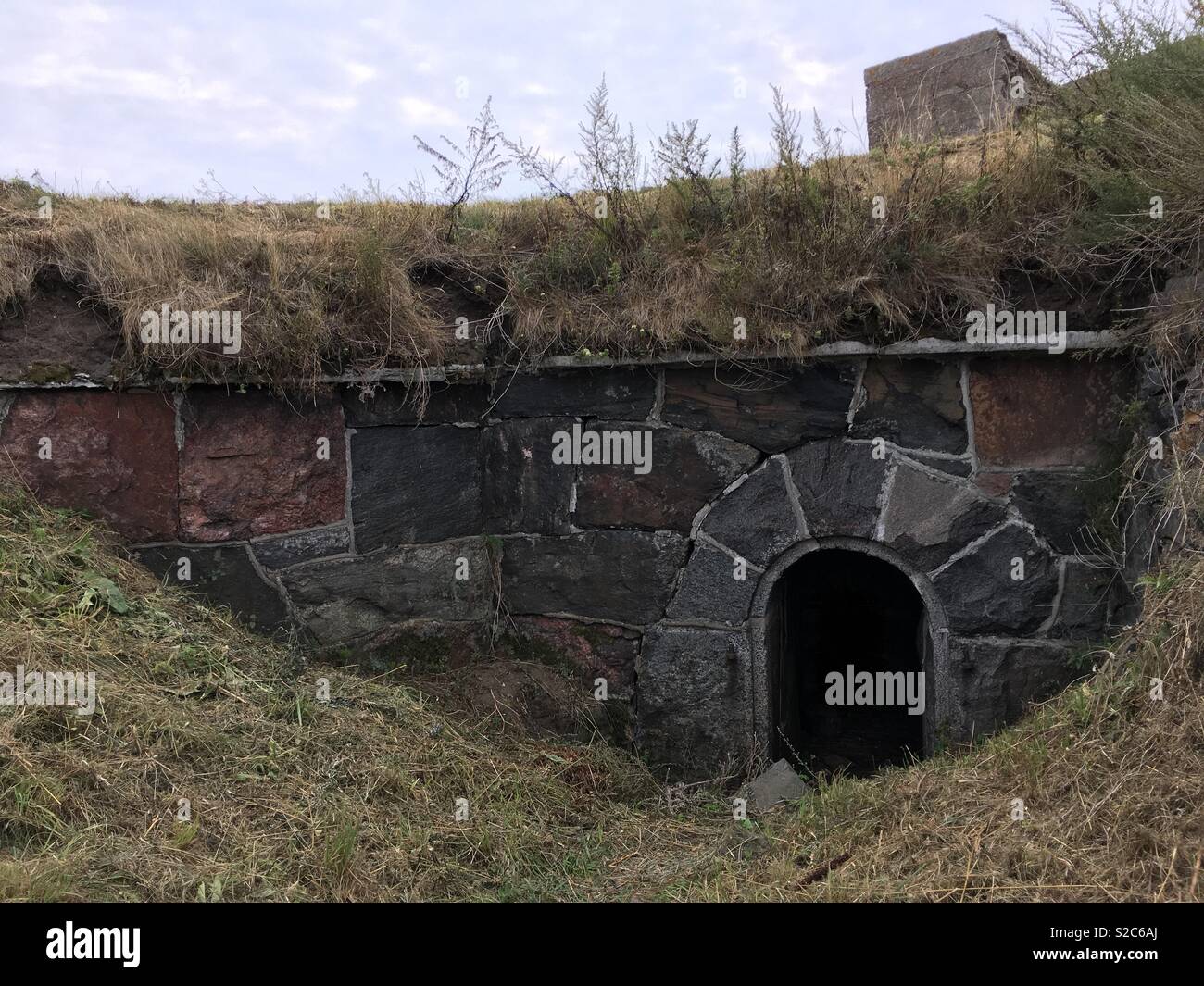 Bunker fortification in Helsinki, Finland Stock Photo - Alamy