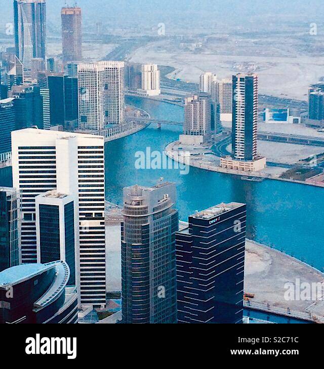 Dubai City centre UAE Stock Photo - Alamy