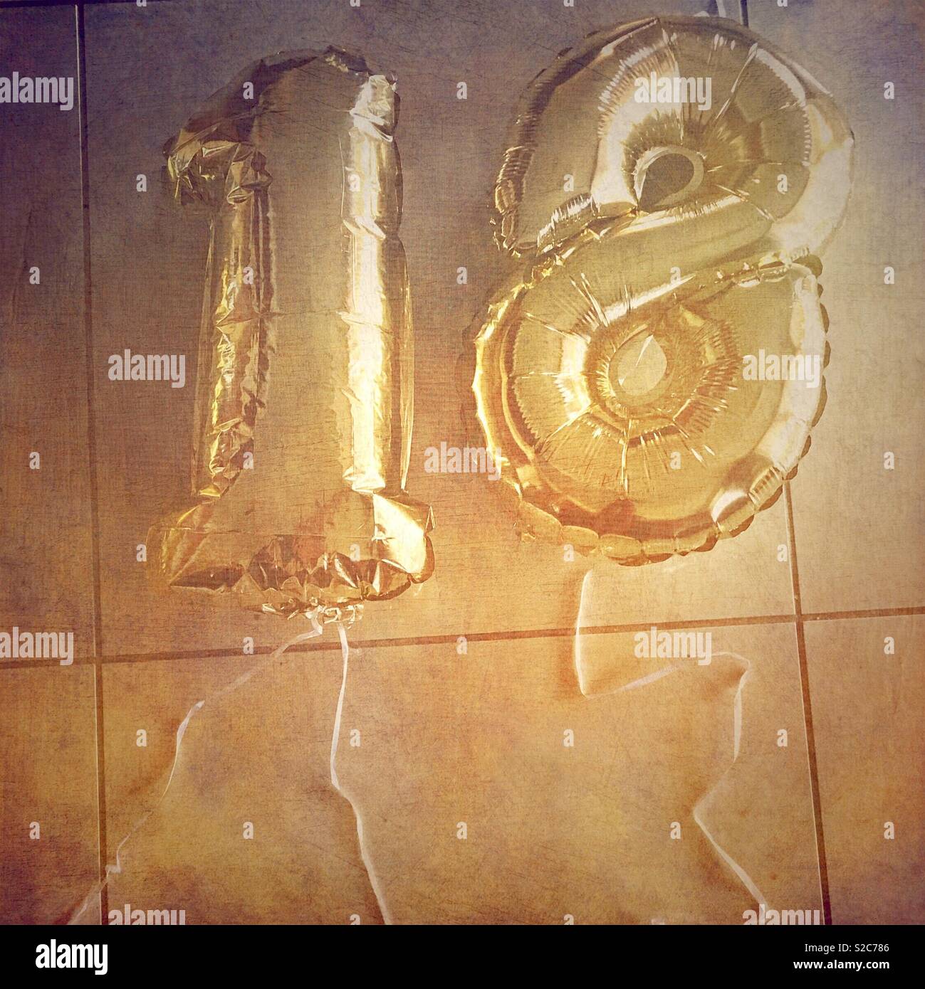 18th birthday balloon hi-res stock photography and images - Alamy